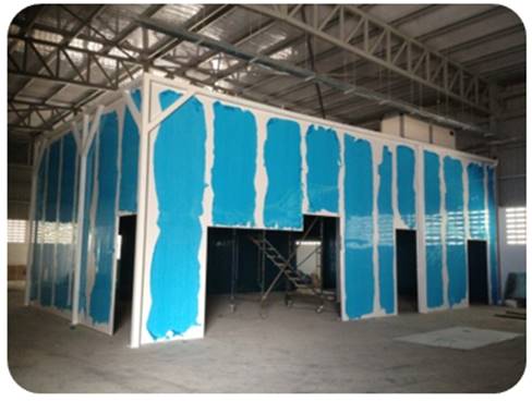 Clean Room, Exhaust Ventilation and Ducting System